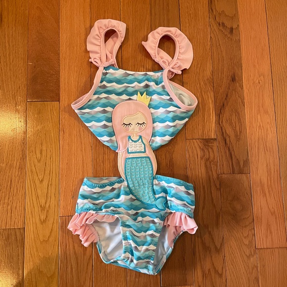 Sol Swim | Swim | Sol Swim One Piece Mermaid Swimsuit 24m | Poshmark